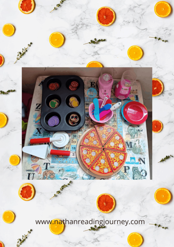 How to set up Pizza Restaurant Pretend Play? - Nathan Reading Journey