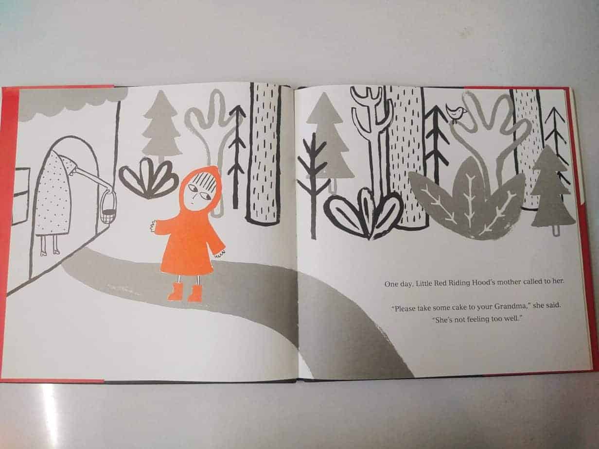 REVIEW: Little Red By Bethan Woollvin - Nathan Reading Journey